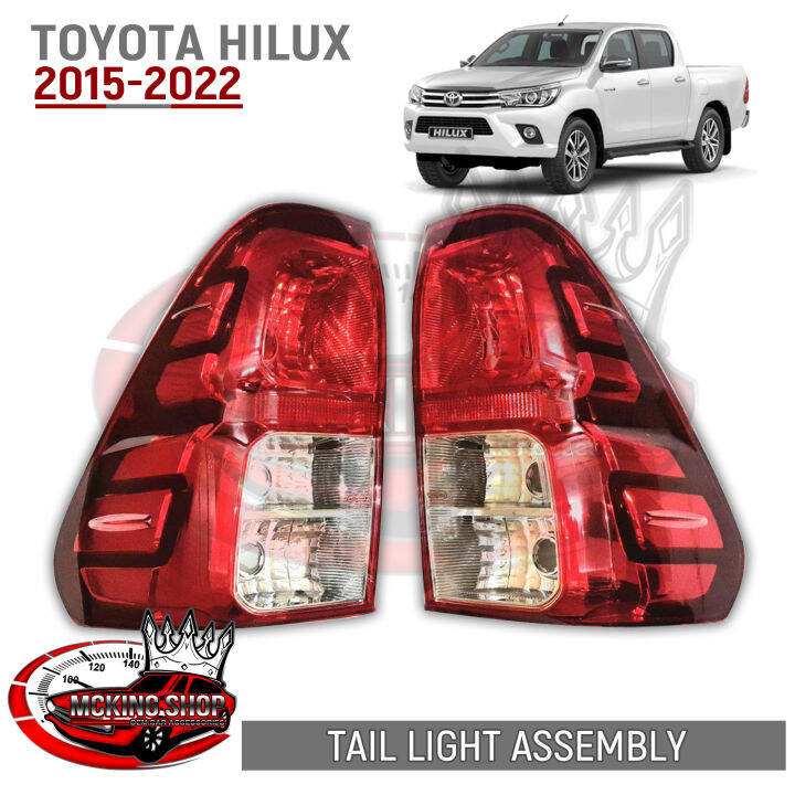 Toyota Hilux 2015-2022 Tail Light/ Tail Lamp Assembly (2pcs) | Lazada PH