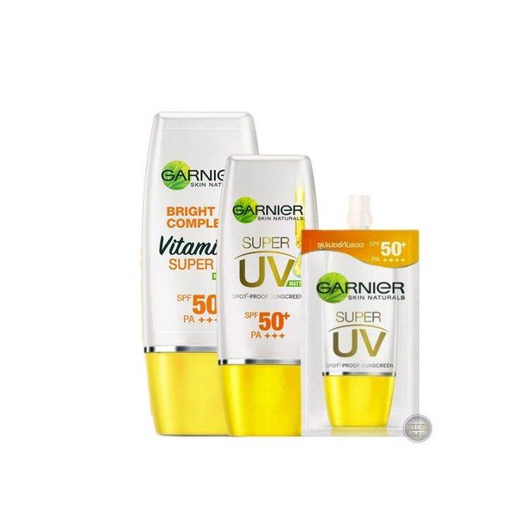 GARNIER SUPER UV SPF 50 MATTE FINNISH / NATURAL FINNISH 30ML | Lazada ...