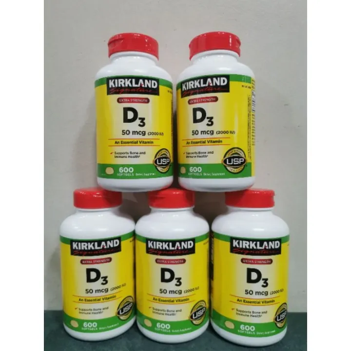 YY Beauty makeup KIRKLAND SIGNATURE Maximum Strength Vitamin D3 2000 I ...