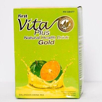 ☸First Vita Plus DALANDAN GOLD 20 sachets Natural Health Drink★ | Lazada PH