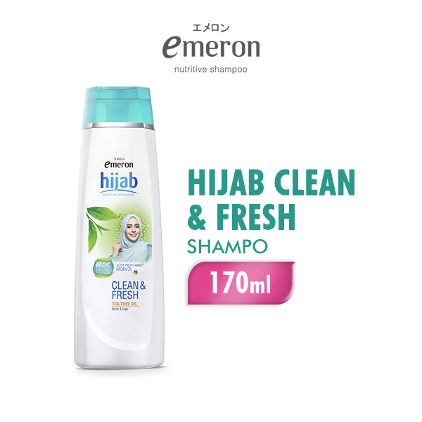EMERON Shampoo HIJAB CLEAN & FRESH Botol 170ML | Lazada Indonesia