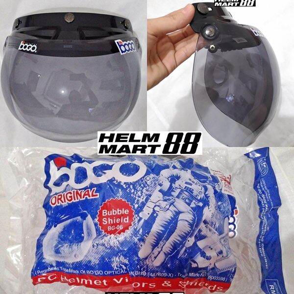 Kaca BOGO Cembung BG 06 Visor Bogo Kaca Helm [ORIGINAL] | Lazada Indonesia