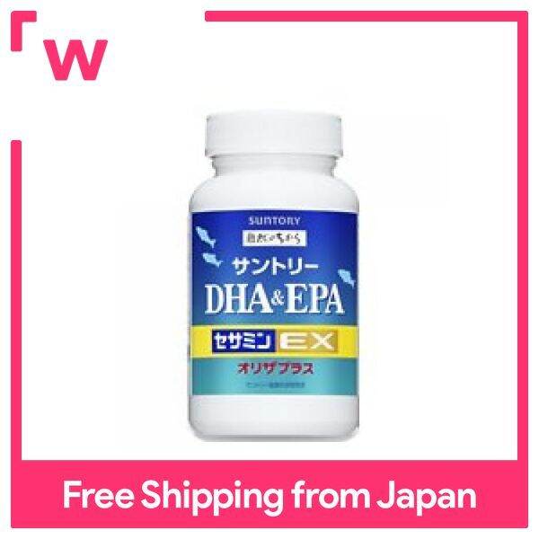 Suntory DHA&EPA + Sesamin EX Omega-3 fatty acid DHA EPA supplement 240 capsules / approx. 60 ...