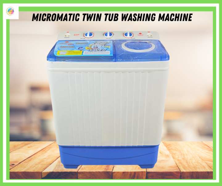 MICROMATIC TWIN TUB WASHING MACHINE MWM 550 5.5KG/TWIN TUB WASHING ...