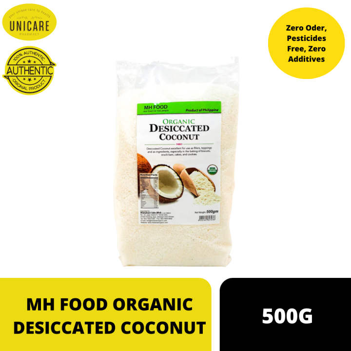 MH FOOD ORGANIC DESICCATED COCONUT 500G | Lazada