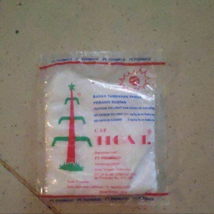 (1 sachet) sodium pemanis buatan Tiga Tebu / natrium siklamat sakarin ...