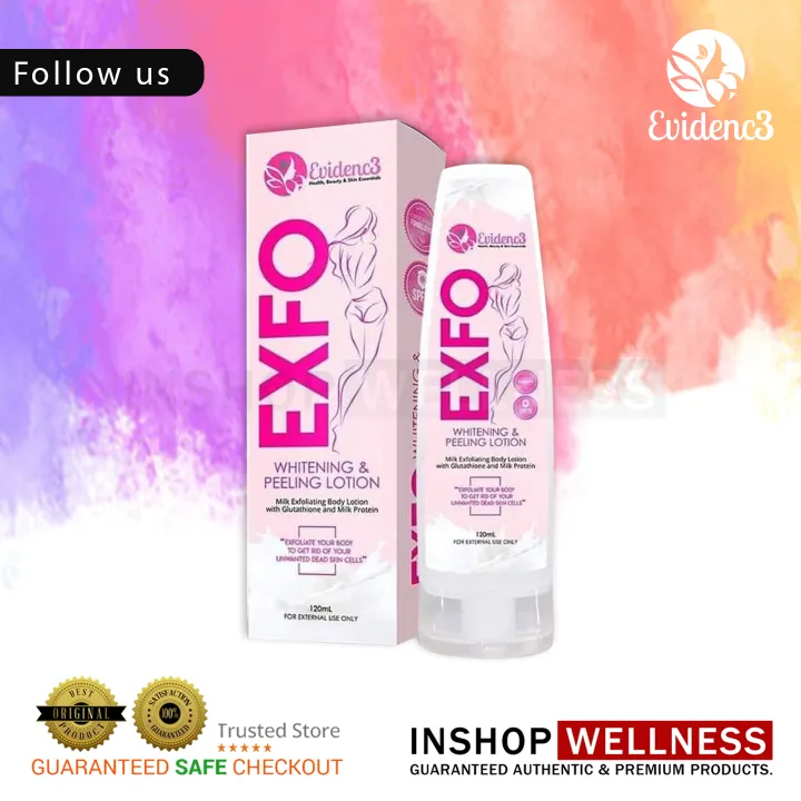 Evidence EXFO Whitening & Peeling Lotion- Evens out skins tone and skin ...