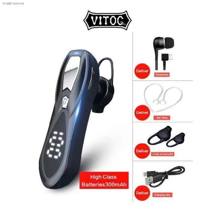 COD Vitog f9 Wireless bluetooth headset v5.1 digital capability with ...