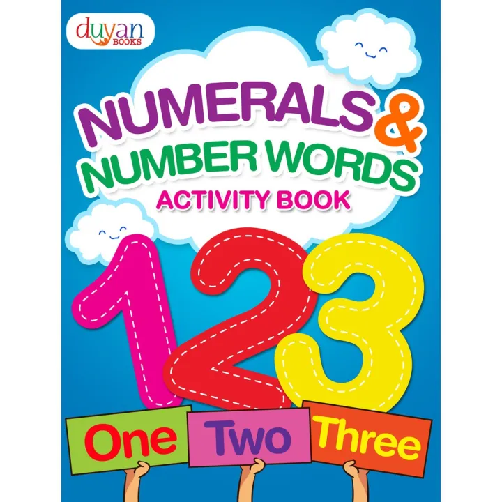 Numerals And Number Words Activity Book - Math Workbook - Duyan Books ...