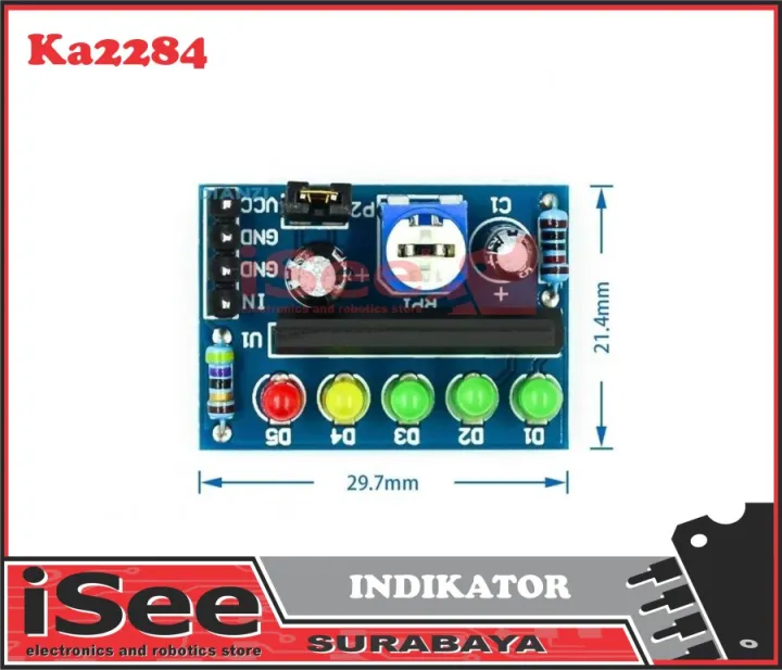 Power Level Indicator Battery KA2284 Audio indicator KA 2284 Module | Lazada Indonesia
