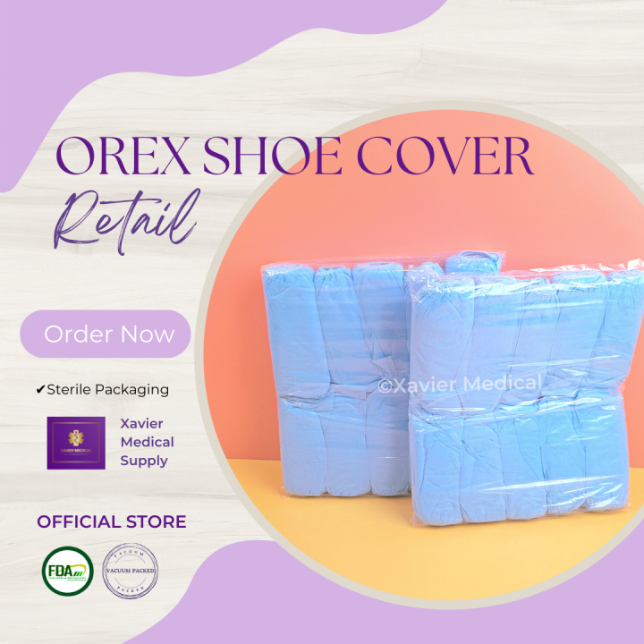 OREX Non-woven Shoe cover Retail (Sold per pack) | Lazada PH