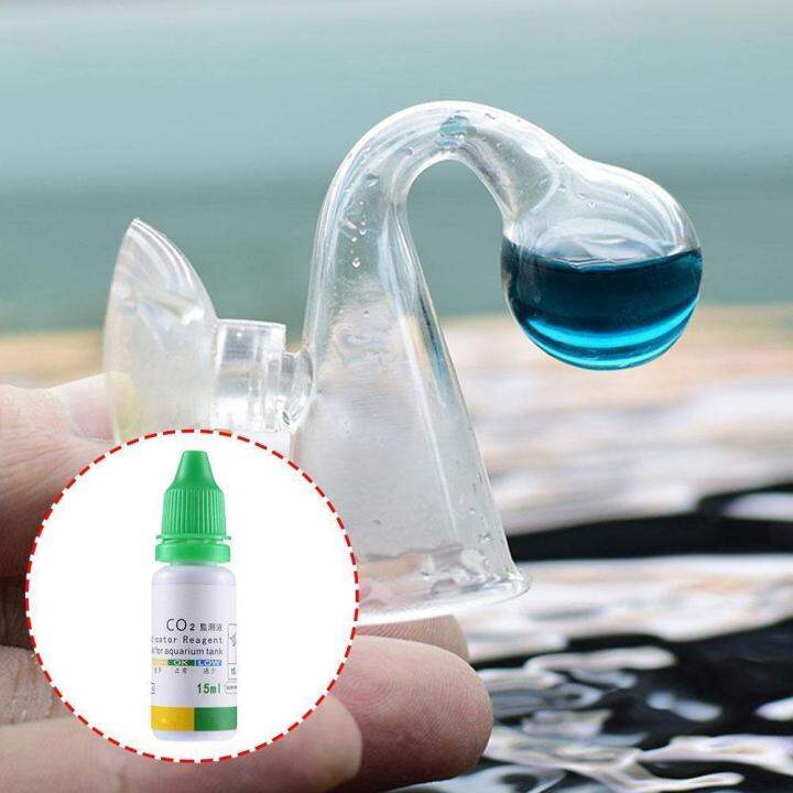 Aquarium Carbon Dioxide CO2 Monitor Glass Drop Ball PH Checker ...
