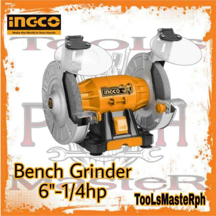 INGCO Bench Grinder 6" 1/4HP (BG61502-5P) | Lazada PH