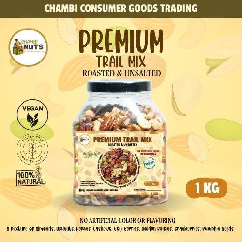 Premium Trailmix in Jar ( Roasted & Unsalted) 1Kg I500g| 200g | Lazada PH
