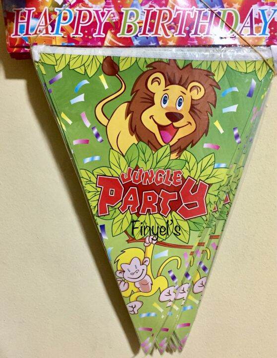Jungle Party Banderitas 10flags 3 Meters Long Lazada Ph