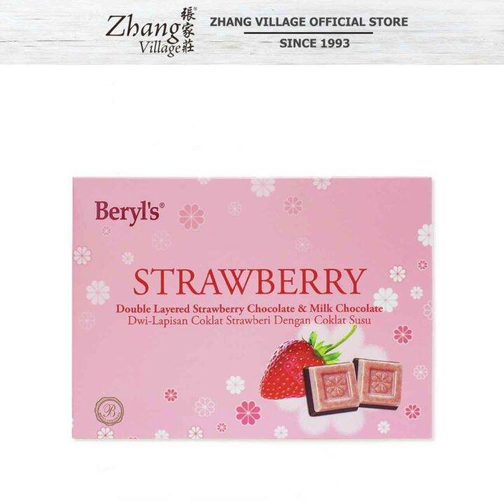 BERYL'S SNOW FLOWER STRAWBERRY CHOC 60G | Lazada