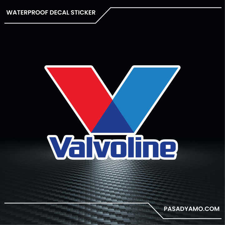 Valvoline Decal Sticker for Cars and Motorcycles 2.5 x 3.5 inches ...