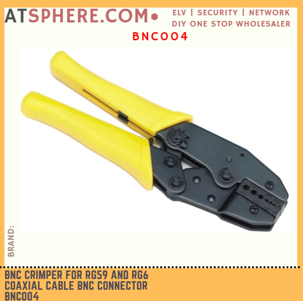BNC Crimper for RG59 and RG6 Coaxial Cable BNC Connector BNC004 | Lazada
