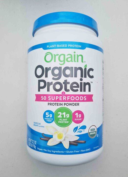 Orgain Organic Protein Superfoods Powder, Vanilla Bean 2lbs | Lazada PH