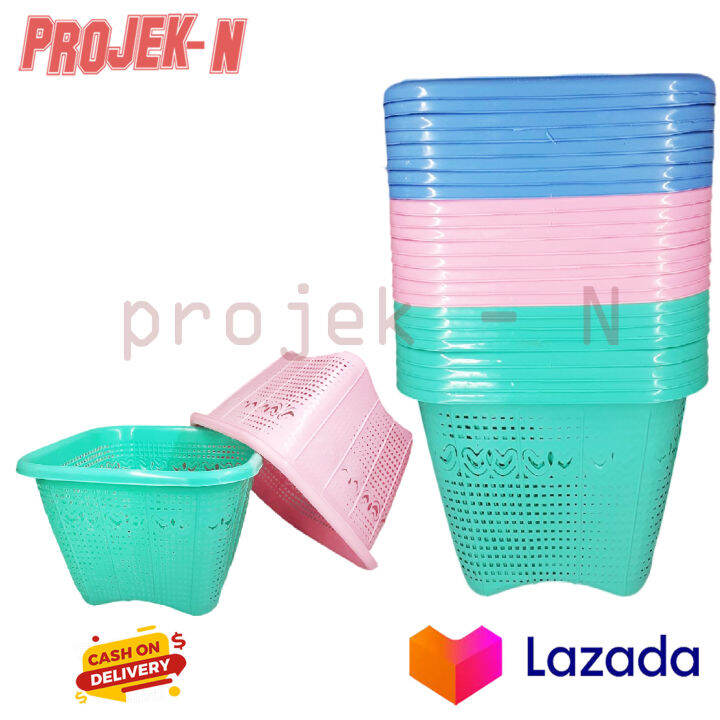 12 PCS Wakul Nasi Plastik / Wakul Segi Tradisi / Bakul | Lazada Indonesia