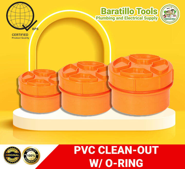 Original PVC Clean Out Orange with Plug 2", 3" & 4" | Lazada PH