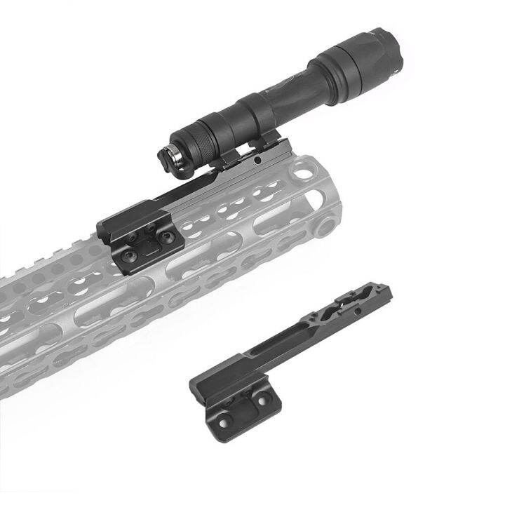 Tactical Picatinny Mlok Keymod Rail Longbar Shortbar Lights Mount M300 ...
