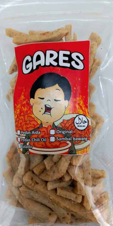 Basreng Rasa Original Daun Jeruk dan Bumbu Atom Bulan Gurih Mantap ...