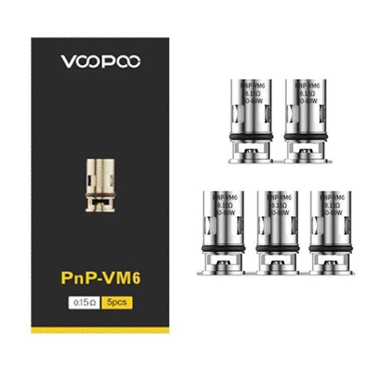 VM6 PNP Voopoo Vinci Drag X Replacement Coils Authentic Original (SOLD ...