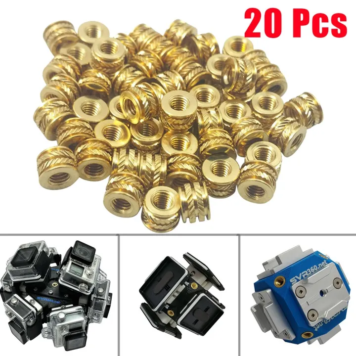20pcs #6 32 6-32 6 Brass Threaded Heat Set Screw Inserts For 3D ...