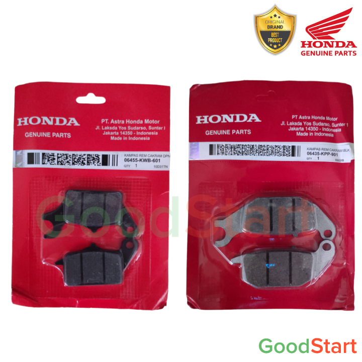 HONDA XRM 125 MOTARD/OFFROAD/TRINITY Brake Pads SET Front&Rear | Lazada PH