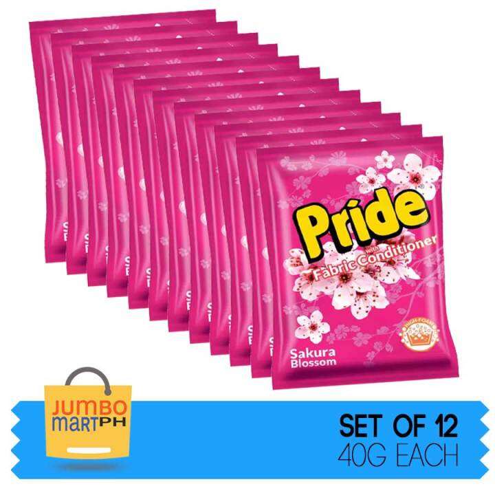 PRIDE POWDER DETERGENT SAKURA BLOSSOM SACHET 40G / SET OF 12 | Lazada PH