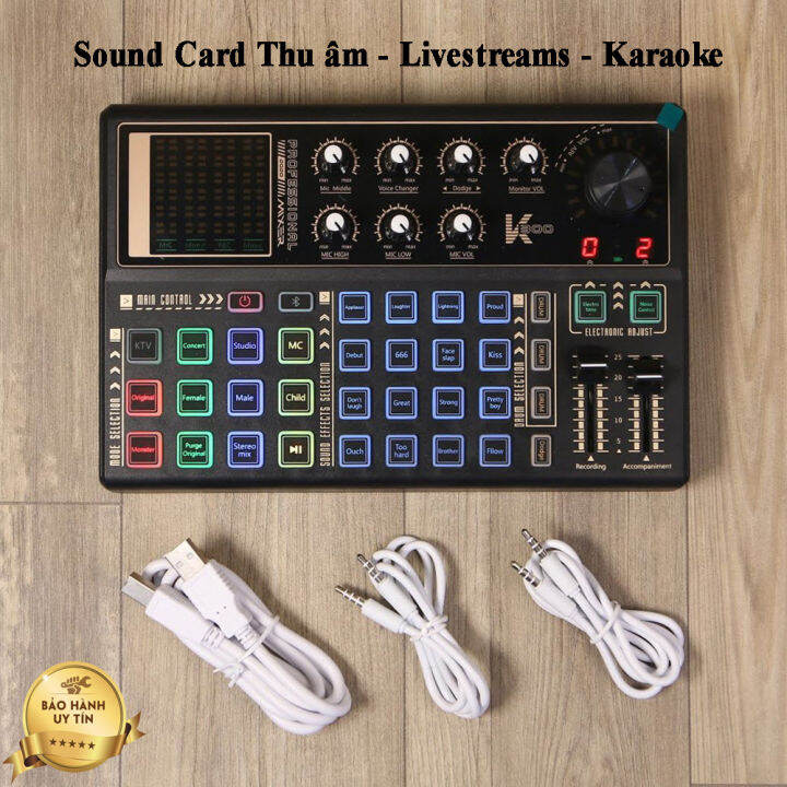 Sound Card K300 SoundCard Thu Âm Chuyên Nghiệp, Karaoke Online ...