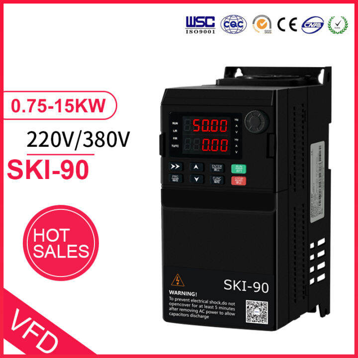 【Brand designated store】SAKO SKI-90 380V AC 7.5KW 10HP VFD Variable ...