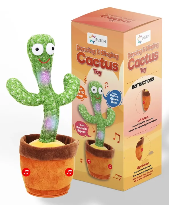 Dancing, Singing, Talking, and Recording Wiggly Cactus Plush Trending ...