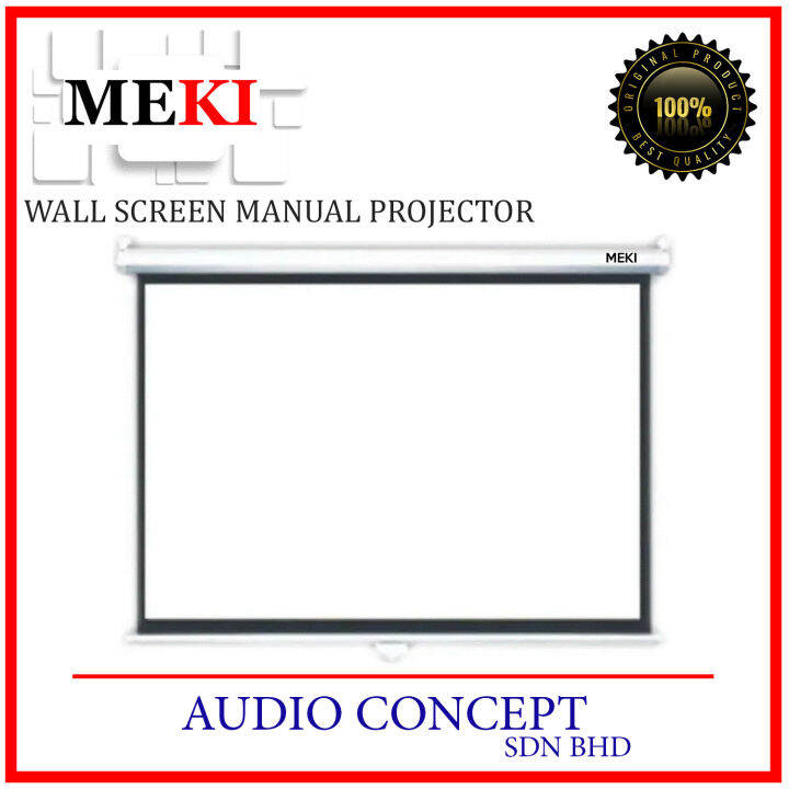 Meki Manual Projector Wall Screen | Lazada
