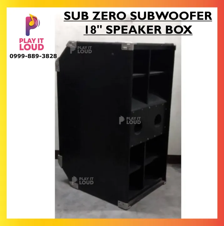 SUB ZERO 18" SUBWOOFER SPEAKER BOX (speaker NOT included) | Lazada PH