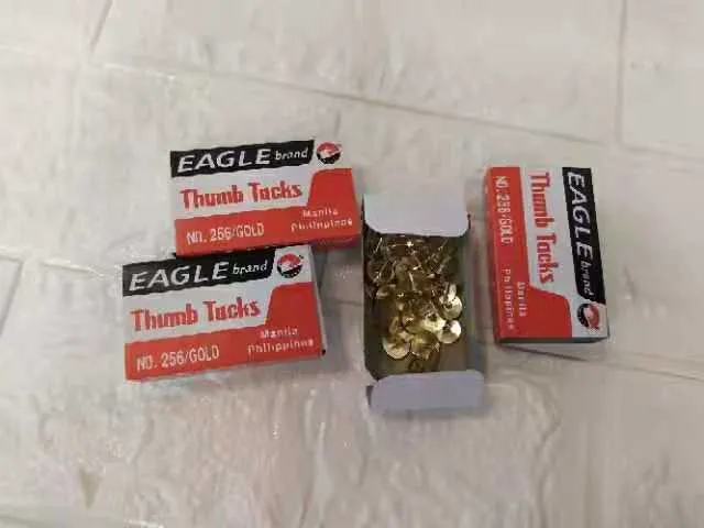 Gold Thumb Tacks Eagle Brand Thumb Tacks | Lazada PH