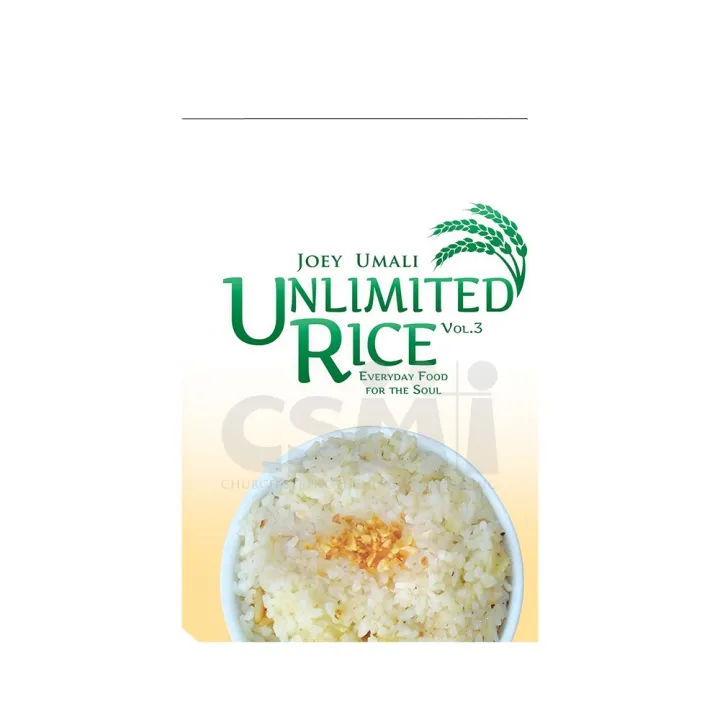 Unlimited Rice Volume 3: Everyday Food for the Soul | Lazada PH