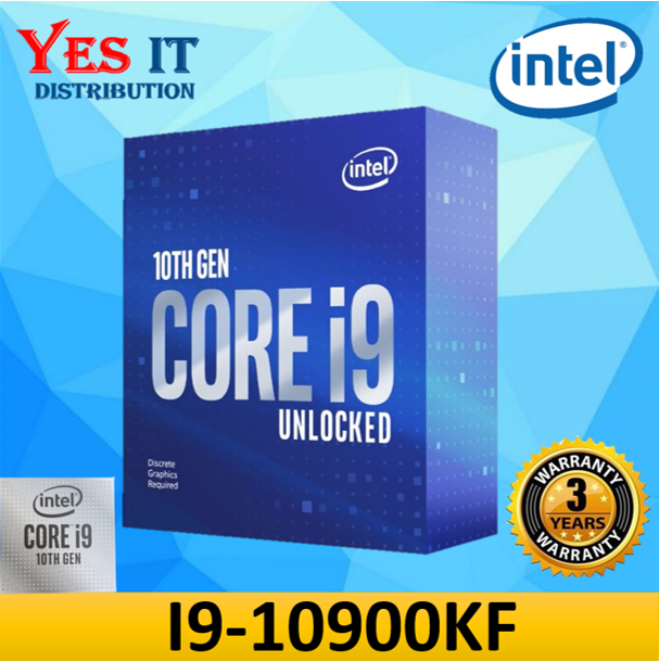 Intel Core i9-10900KF 20M Cache up to 5.30 GHz Processor I9 10900KF ...