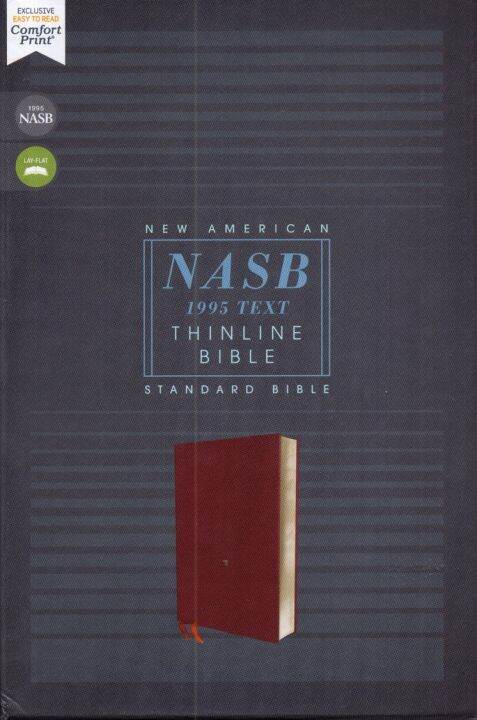 PCBS NASB 1995 Edition Thinline Bible (POINT TYPE 9) Bonded Leather New ...