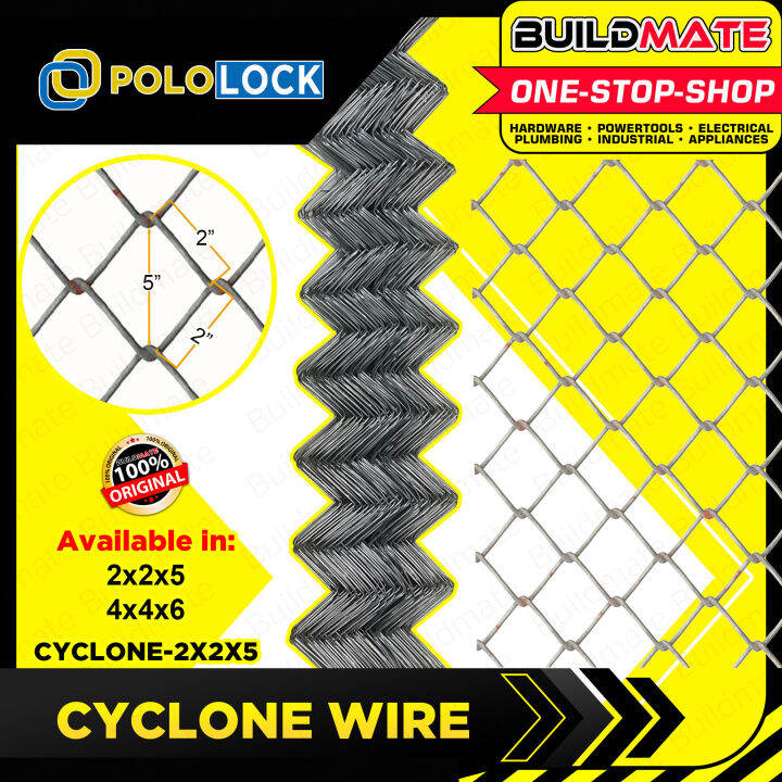 POLOLOCK Cyclone Wire 2x2x5 | 4x4x6 Hole Guage Wire Pang Bakod Wire Net ...