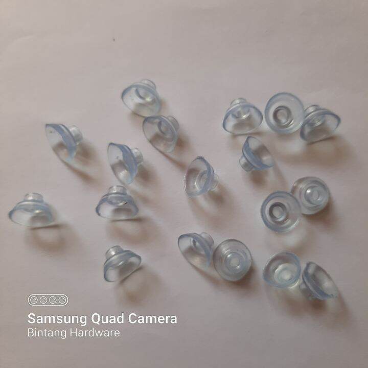 Isi 10Pcs Karet Kop Kaca Bening Transparan Ambalan Tatakan Meja Cop ...