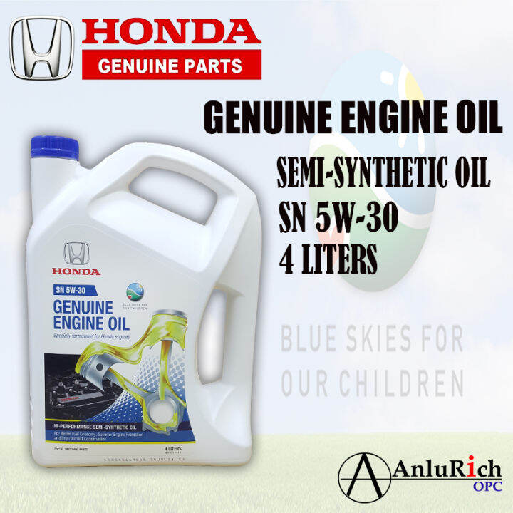 Honda Genuine Engine Oil 5W-30 4 LITERS 08233-P99-F4NPD | Lazada PH