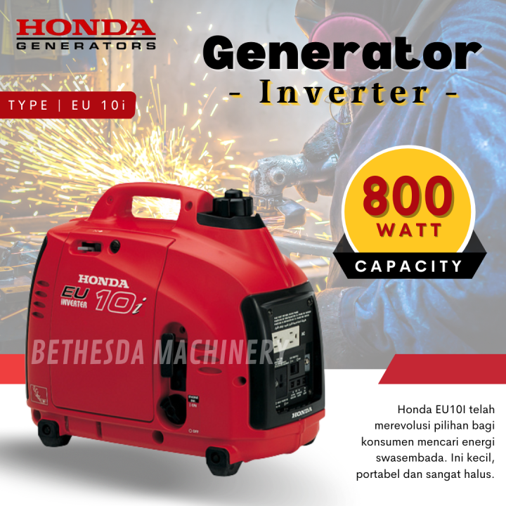 Genset Inverter Silent 800 Watt HONDA EU10i | Generator Bensin 1kva | Lazada Indonesia