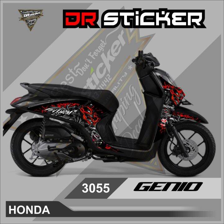 Stiker Striping Variasi List Honda Genio - Sticker Striping Genio ...