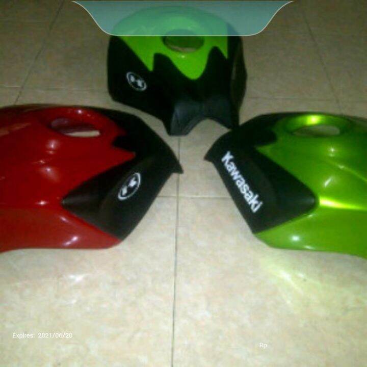 KONDOM TANGKI/PELINDUNG TANGKI/COVER TANGKI NINJA 250 KARBU | Lazada ...