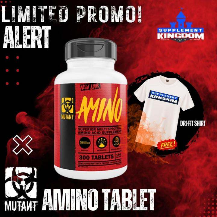 Mutant Amino (Micronized- Core Series) 300|600 Tablets | Lazada PH