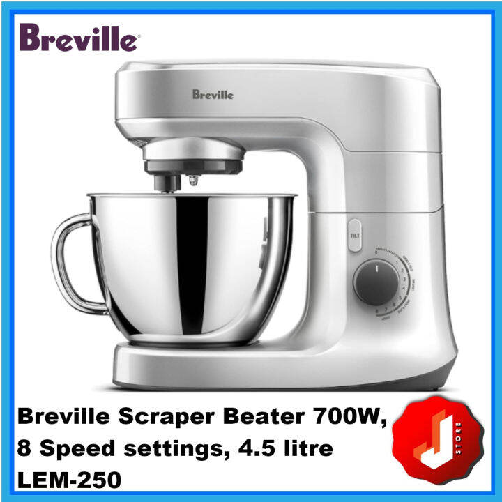 Breville LEM-250 LEM250 the Scraper Beater 700W, 8 Speed, 4.5 litre ...