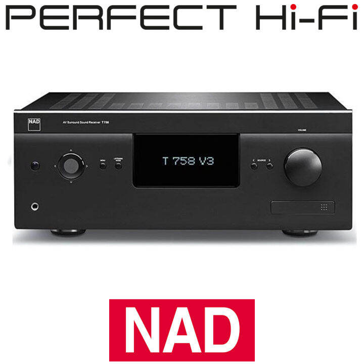 NAD T758 V3i 7.2 Dolby Atmos DTX-X 4K BlueOS Bluetooth AV Receiver | Lazada