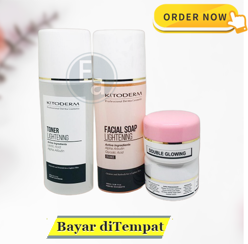 Paket Kitoderm Double Glowing - Tutup Pink | Lazada Indonesia